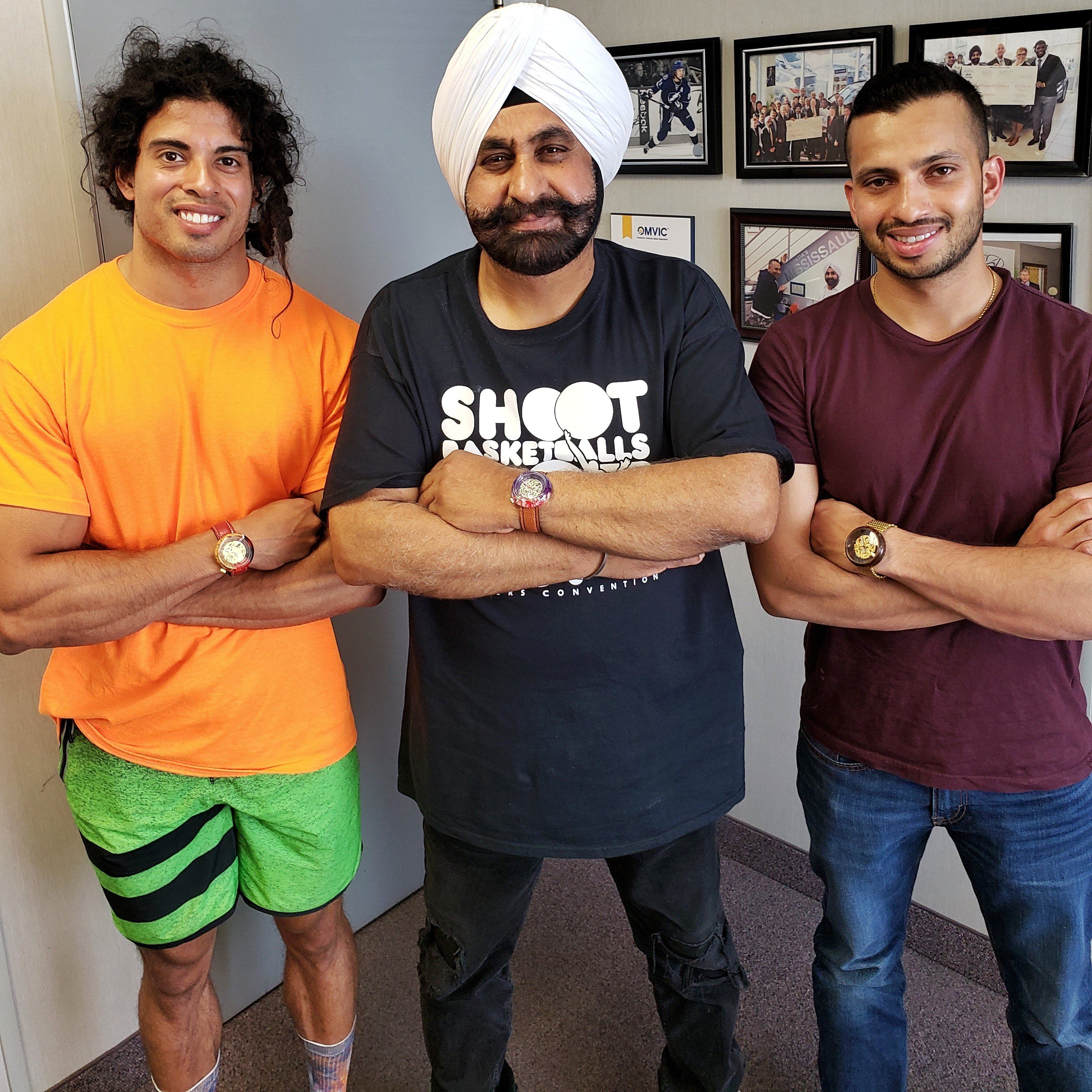 Superfan Nav Bhatia - Custom Toronto Raptors Championship Watch