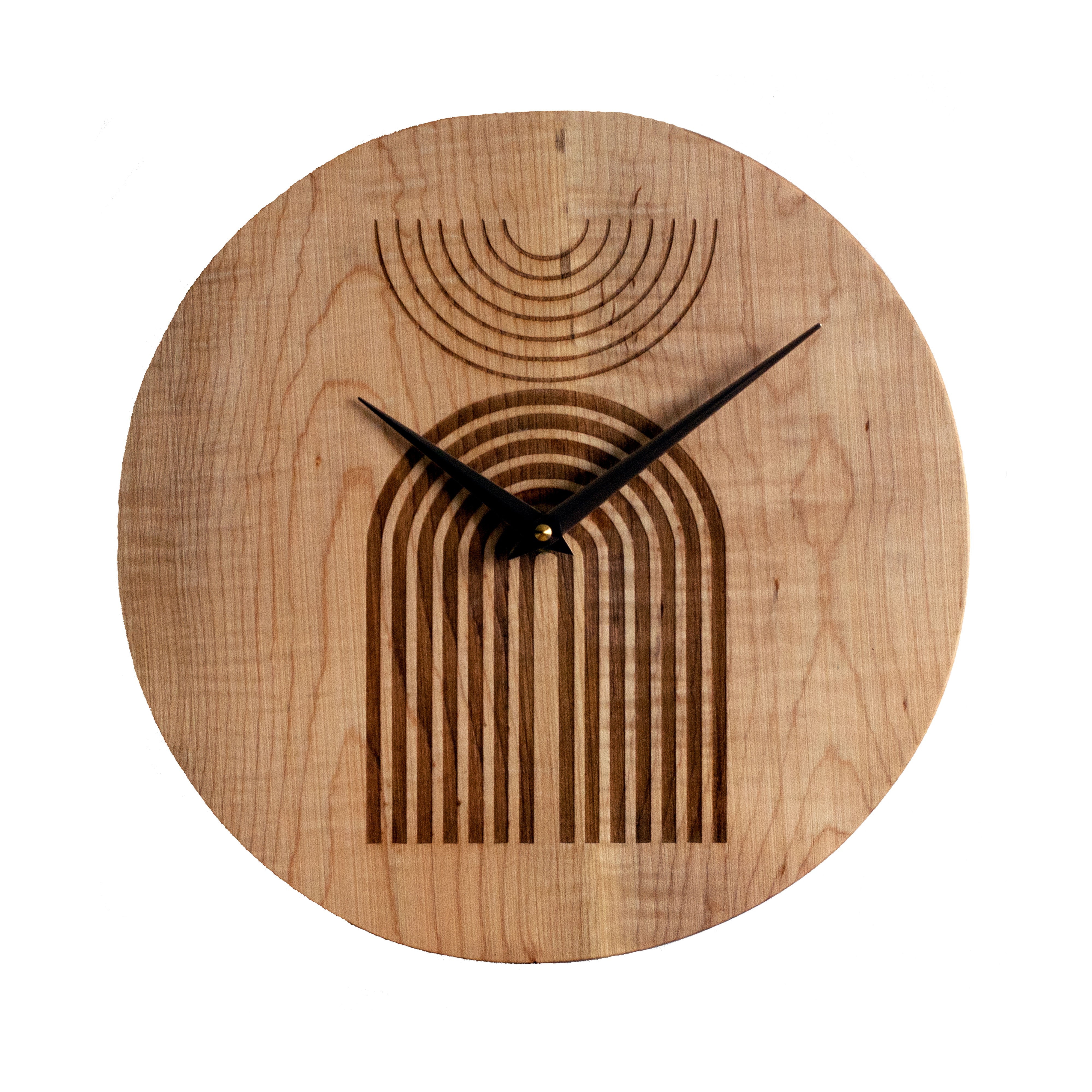 Minimalist Wood Wall Clock | Homes, Cottages, Apartments, Condos