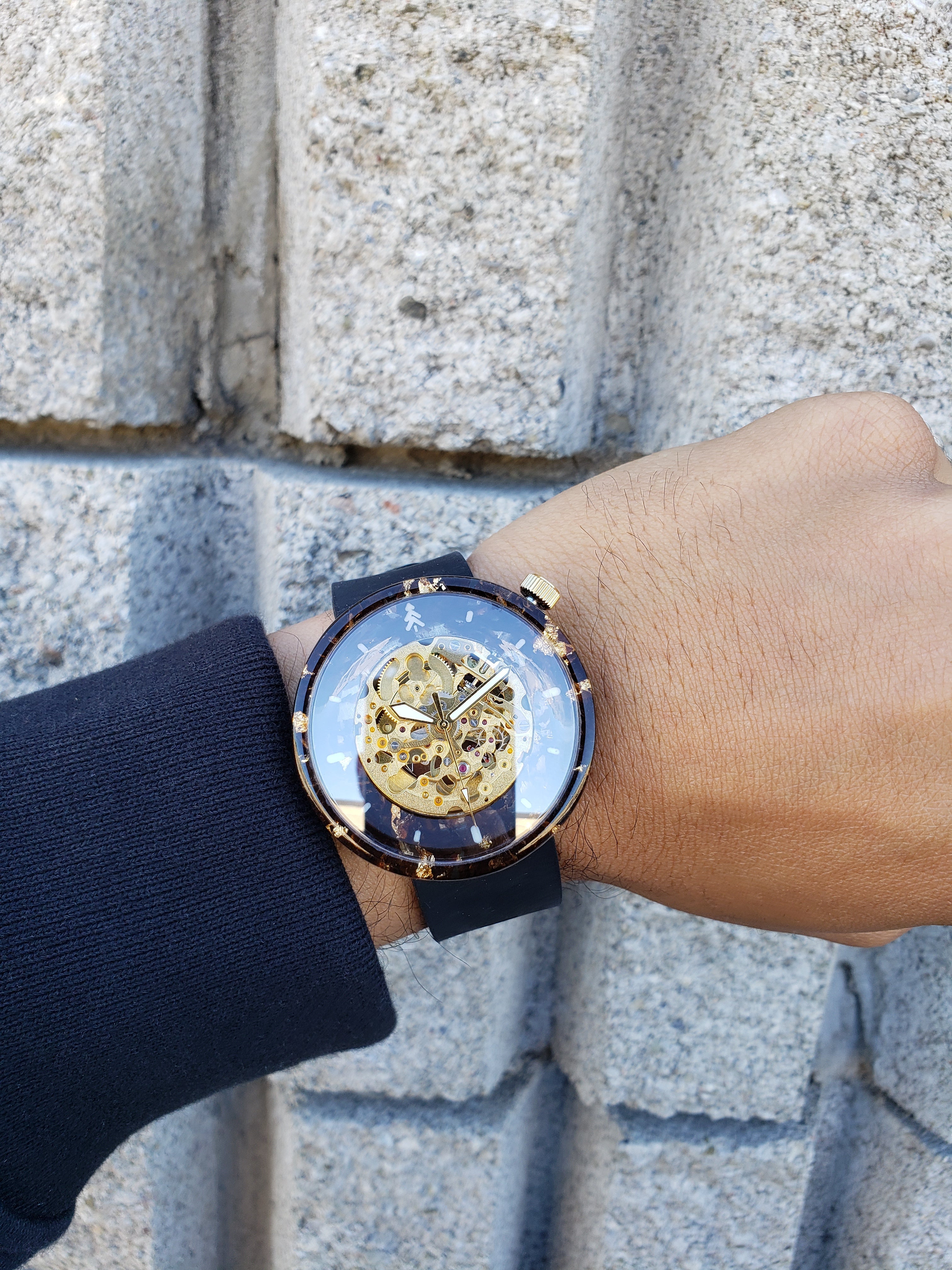 Cigar Epoxy Resin Wristwatch