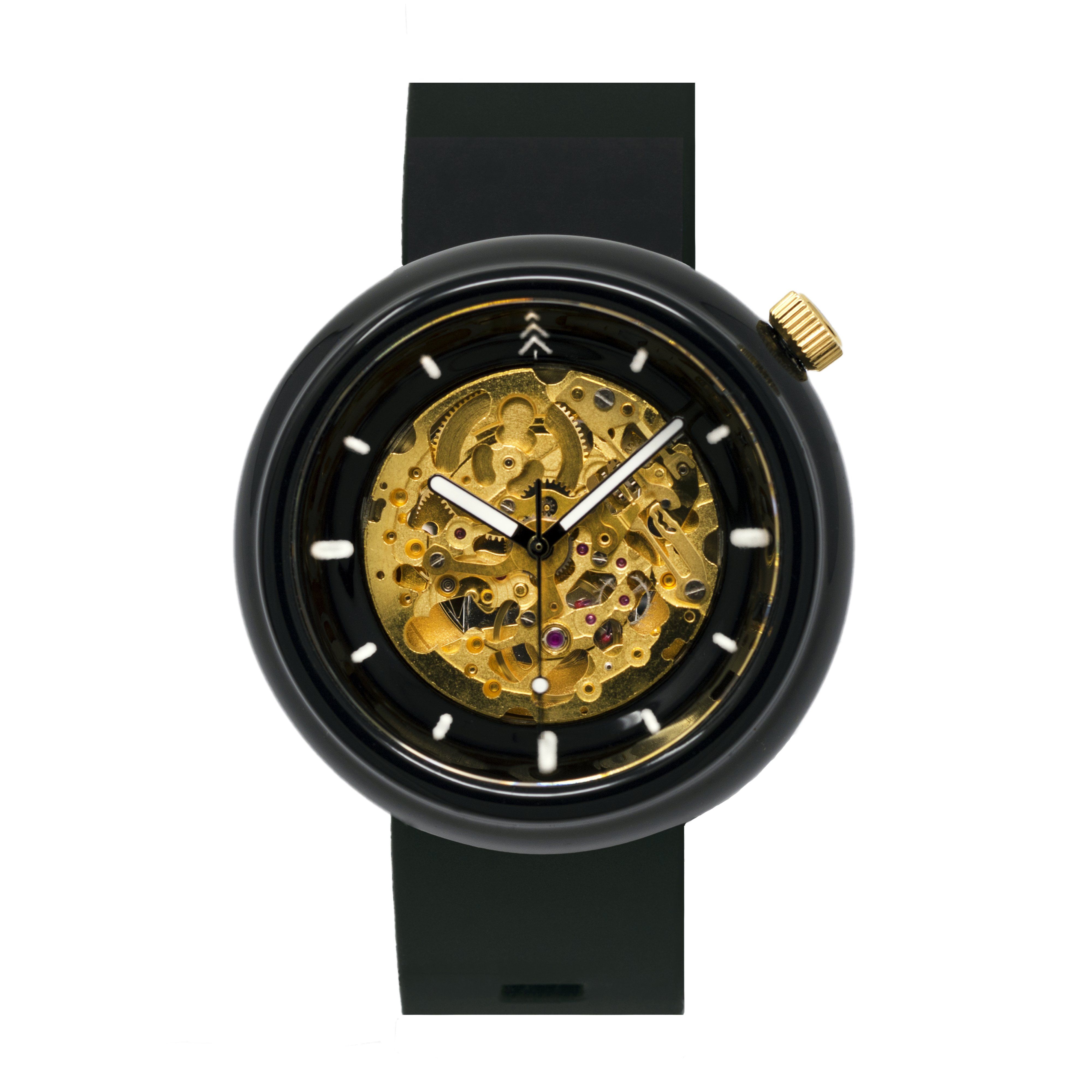 Black and Gold Resin Watch | Maker Watch Co.®