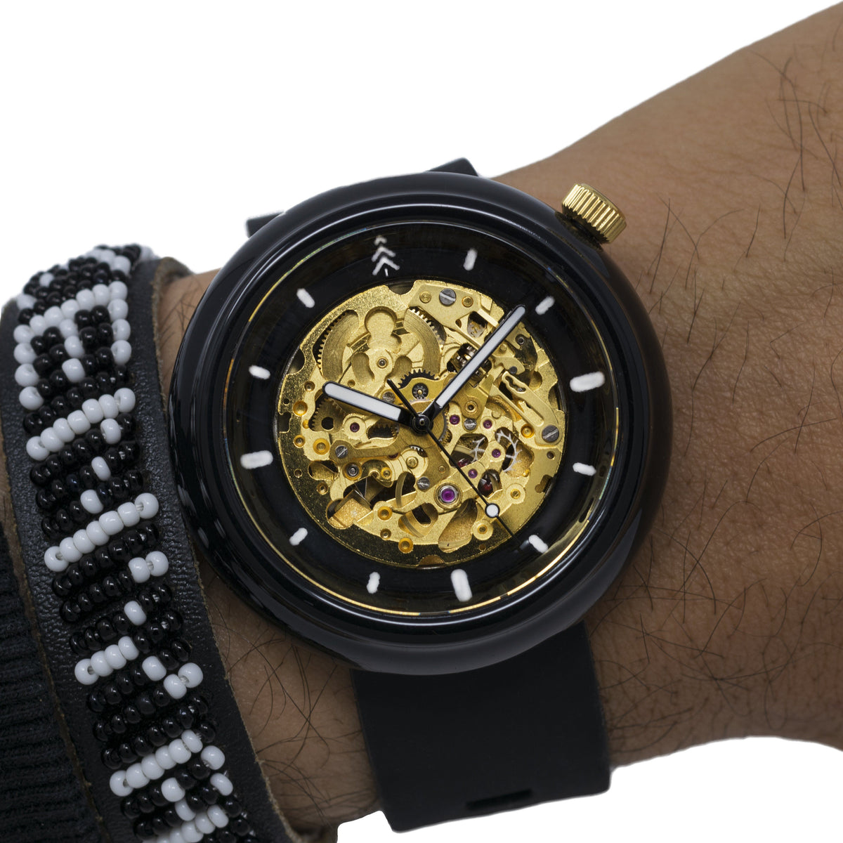 Black and Gold Resin Watch | Maker Watch Co.®