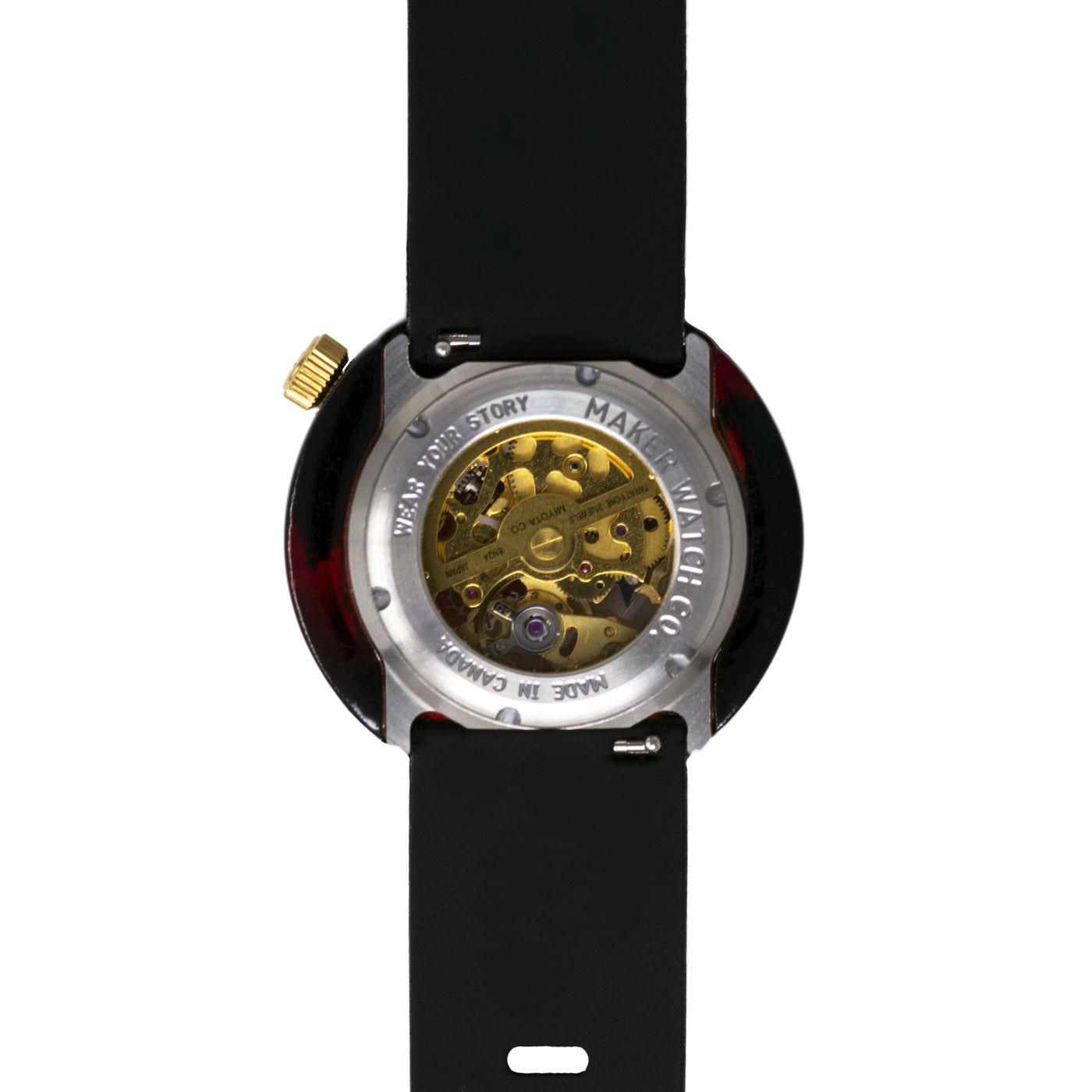 Tortoise Shell Mechanical Automatic Resin Watch