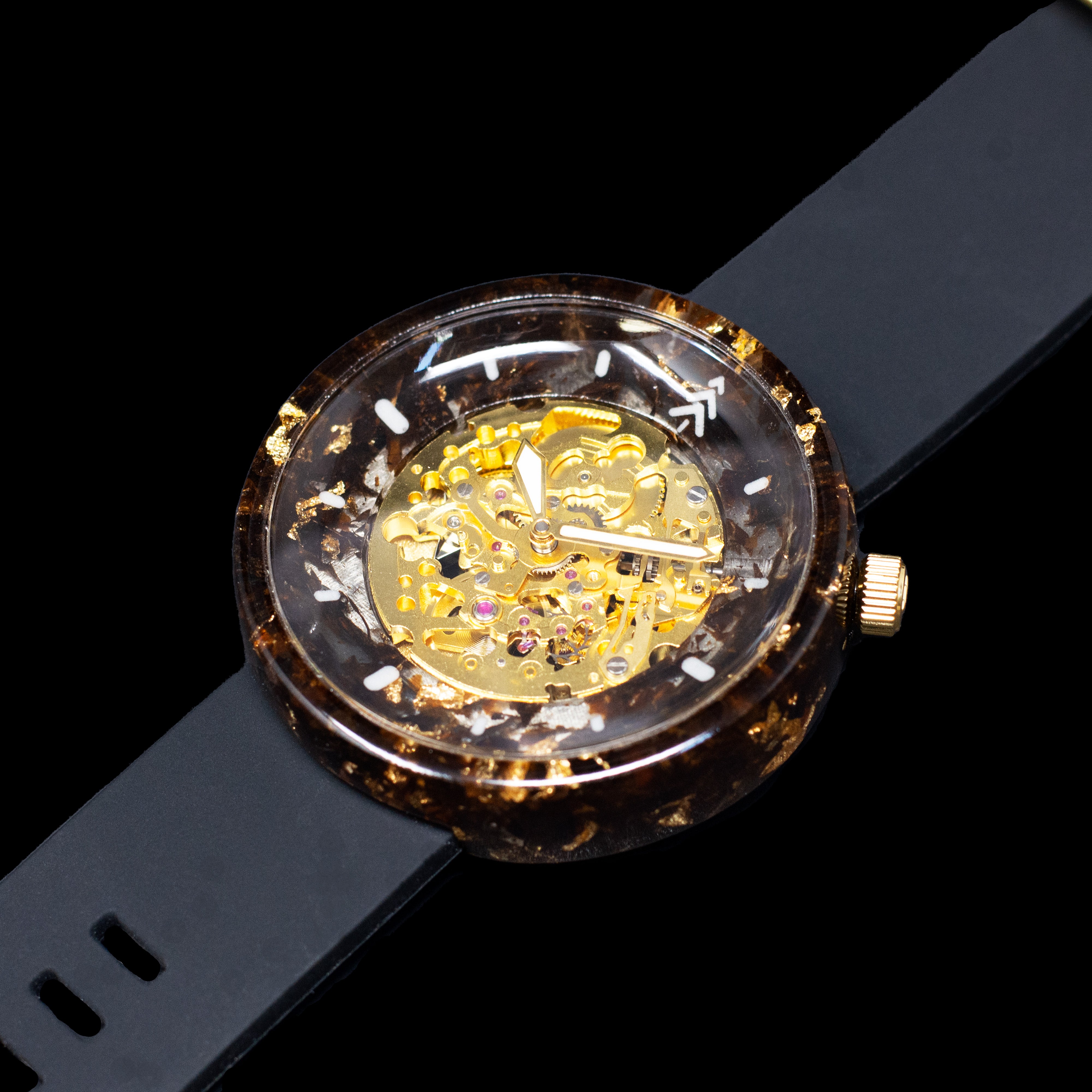 Cigar Epoxy Resin Wristwatch
