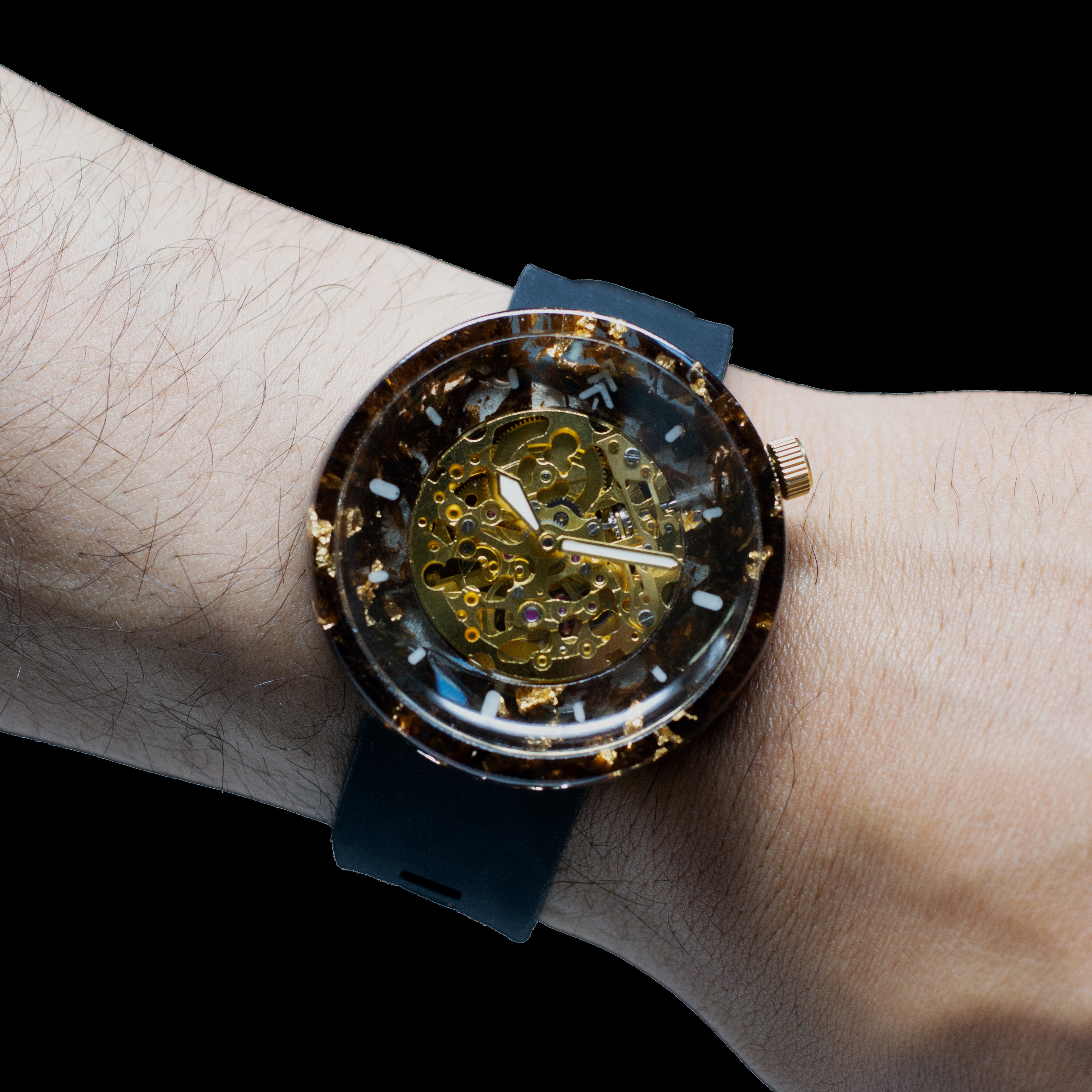 Cigar Epoxy Resin Wristwatch