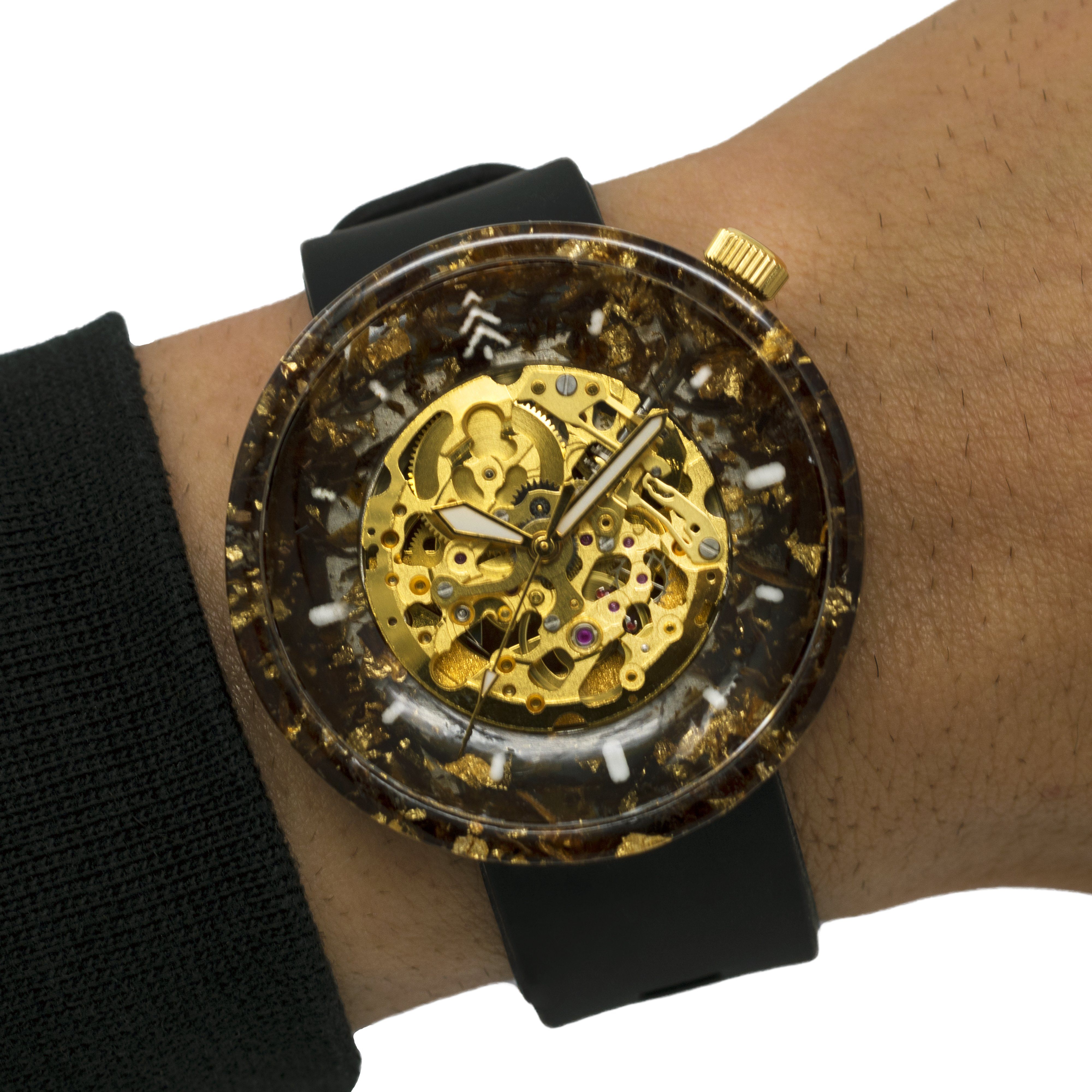 Cigar Epoxy Resin Wristwatch