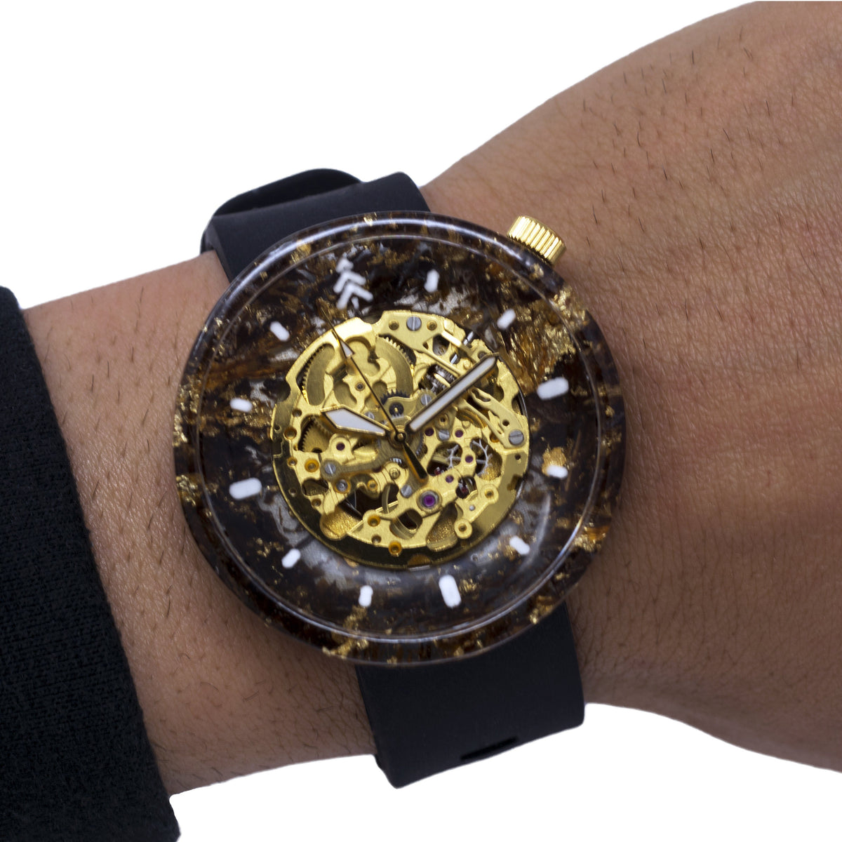 Cigar Epoxy Resin Wristwatch