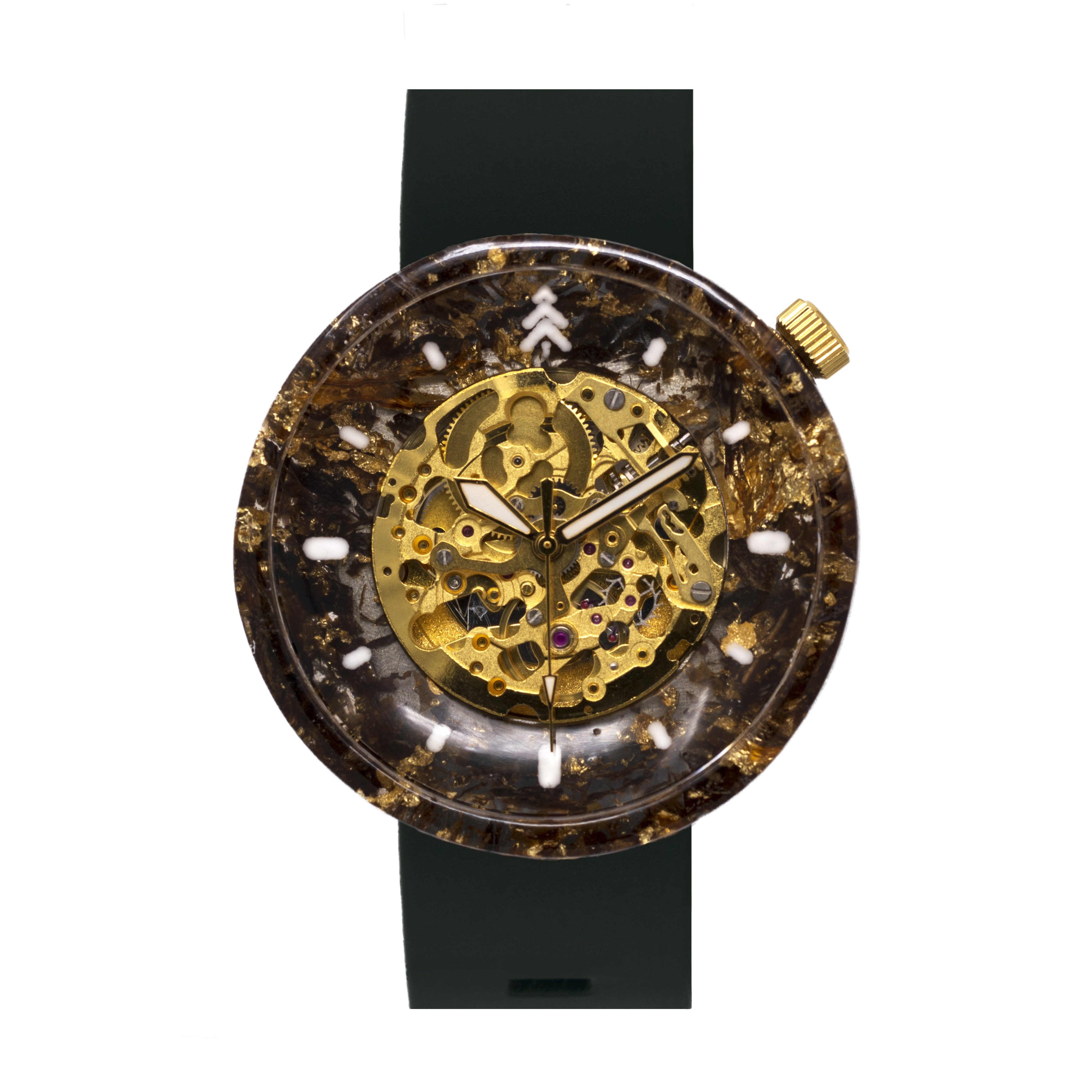 Cigar Epoxy Resin Wristwatch